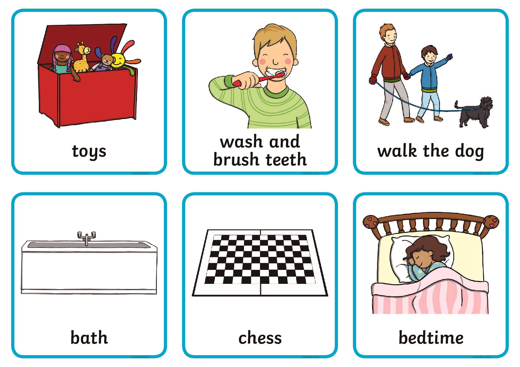 Visual Timetable (Downloadable) – My Therapy Toolbox